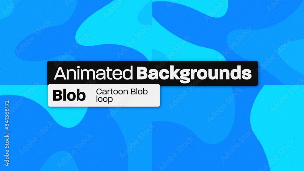 Blob Comic Flat Animated Backgrounds 096 Stock Template | Adobe Stock