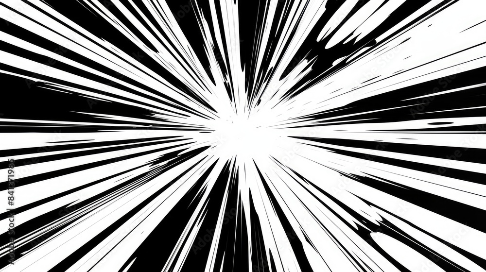 Explore the dynamic world of manga and anime with comic speed lines ...