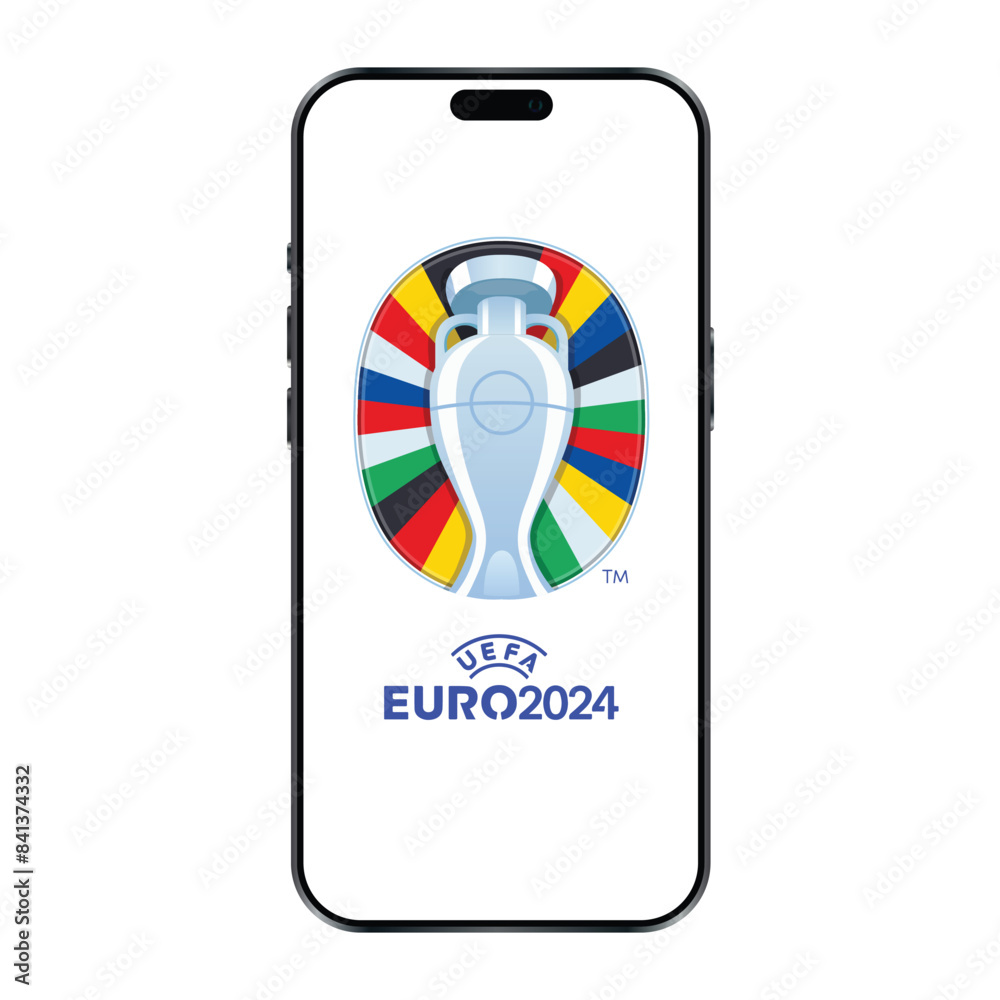 Vinnitsa, Ukraine - June 6, 2024. Euro 2024. UEFA logotype. Editorial ...
