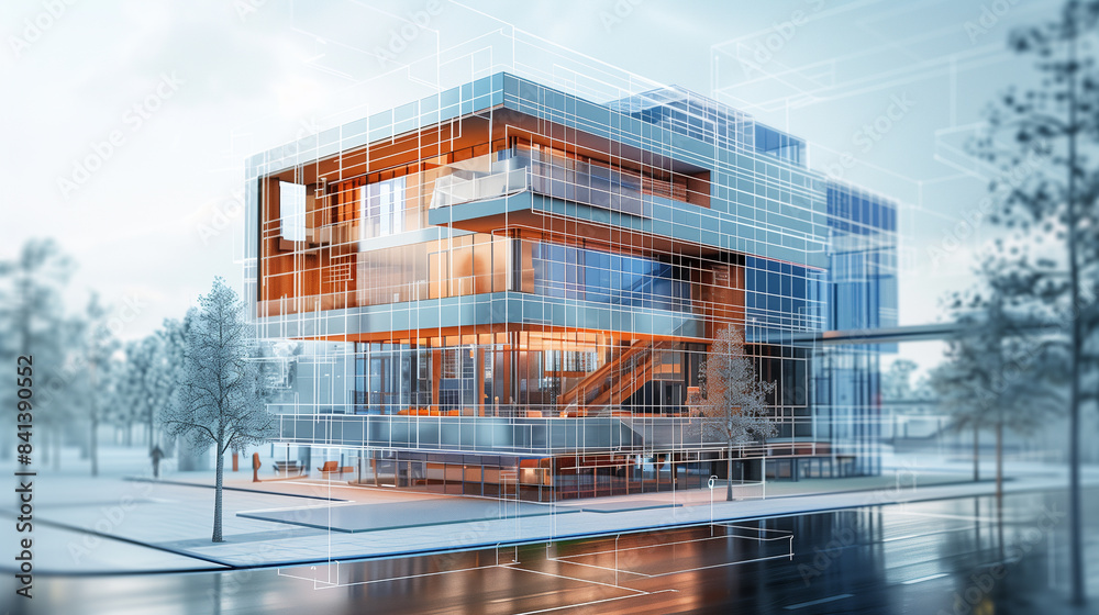 Foto de Digital building information modeling, digital building ...