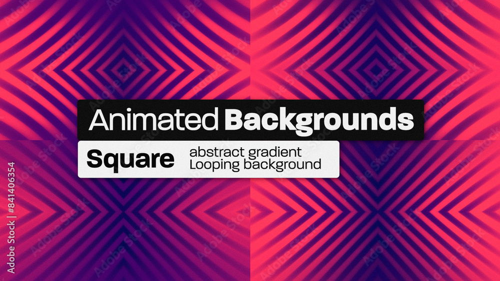 Geometric Square Abstract Gradient Animated Backgrounds 198 Stock ...