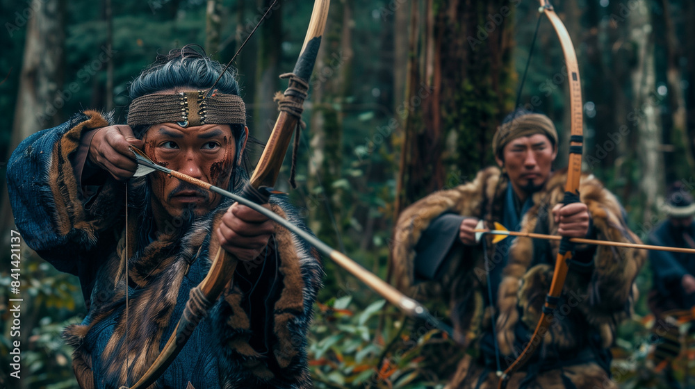 A member of the Yanomami Tribe is hunting alone in the Amazon ...