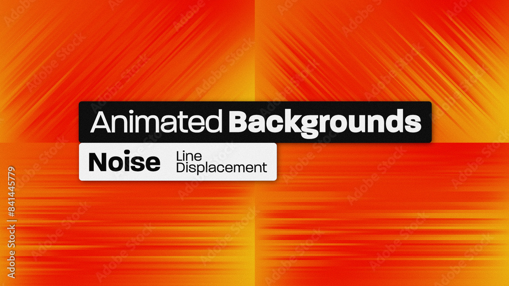 Noise Line Displacement Animated Backgrounds 020 Stock Template | Adobe ...