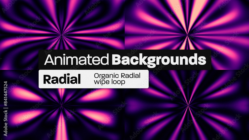 Organic Radial Animated Backgrounds 171 Stock Template | Adobe Stock