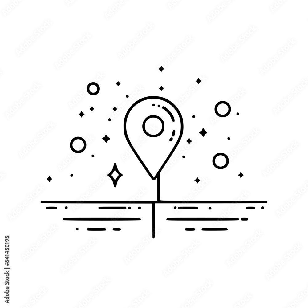 Map icon, direction icon, location icon, pin icon, pointer icon, travel ...