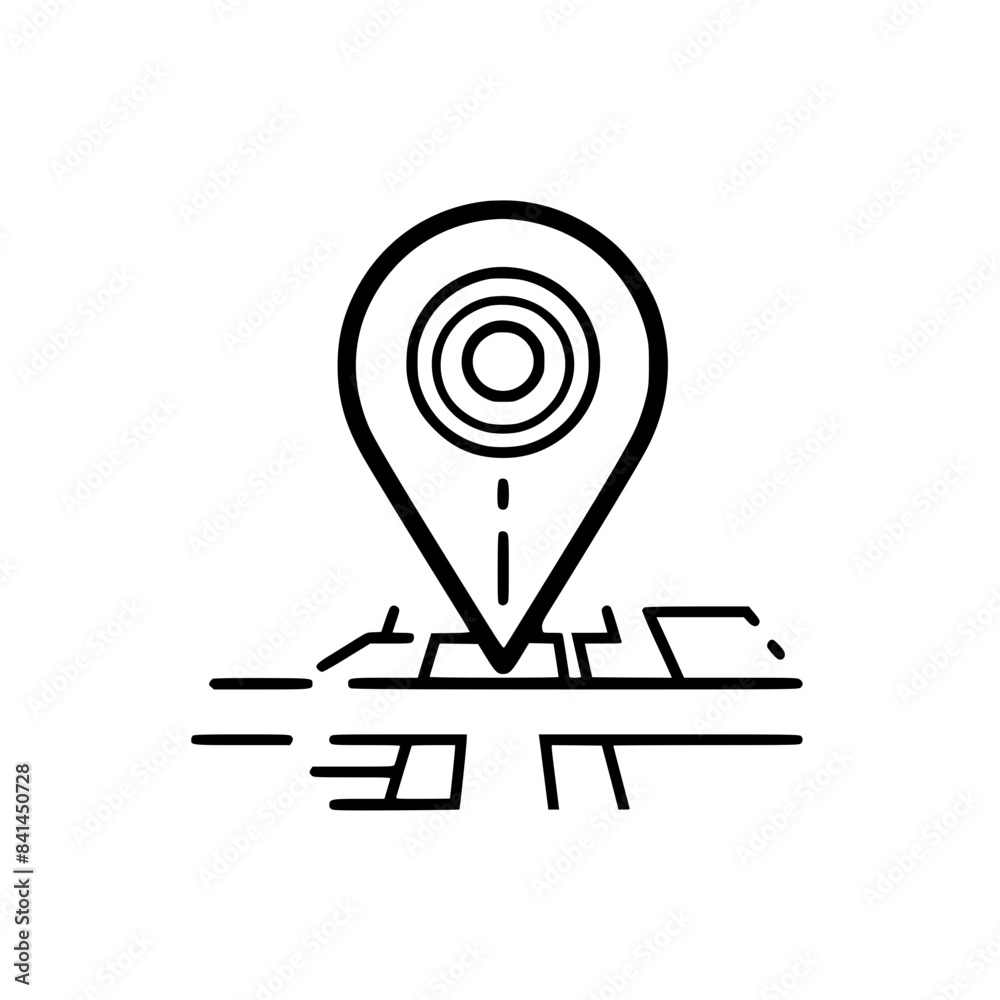 Map icon, direction icon, location icon, pin icon, pointer icon, travel ...