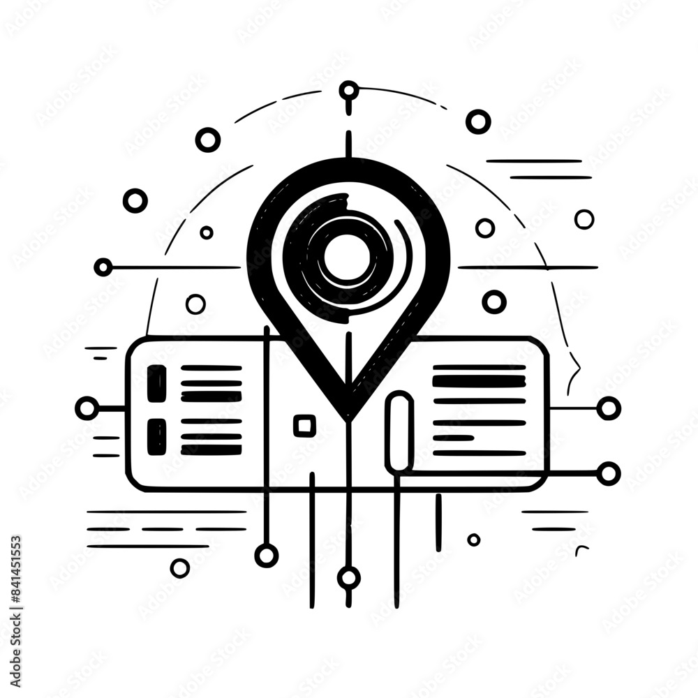 Map icon, direction icon, location icon, pin icon, pointer icon, travel ...