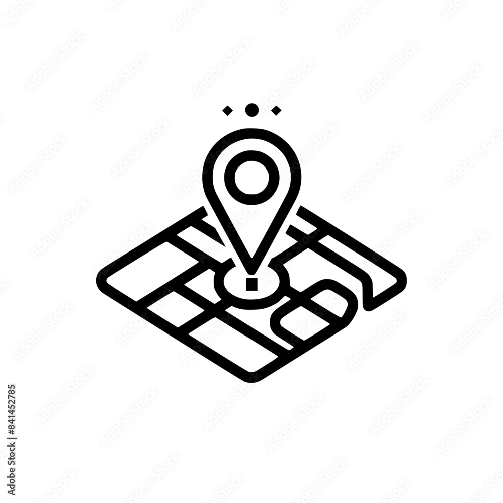 Map icon, direction icon, location icon, pin icon, pointer icon, travel ...