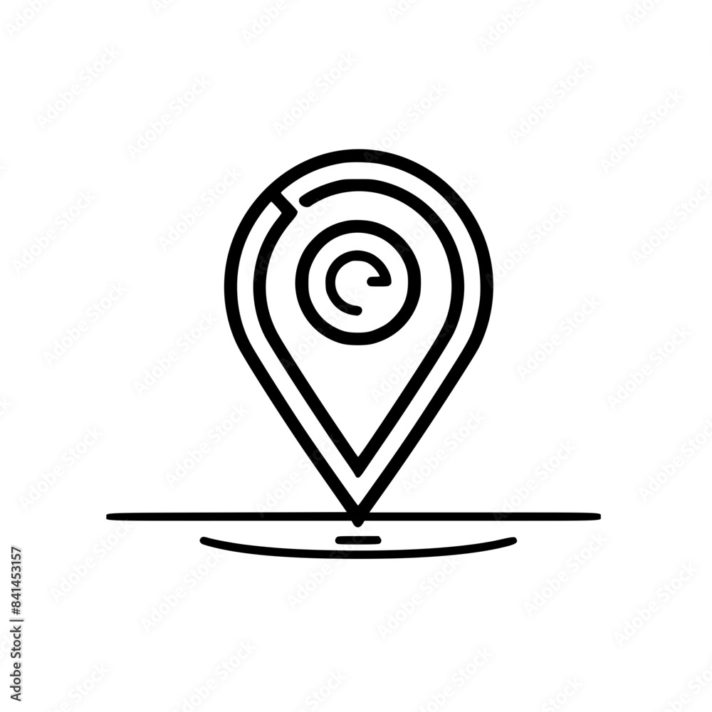 Map icon, direction icon, location icon, pin icon, pointer icon, travel ...