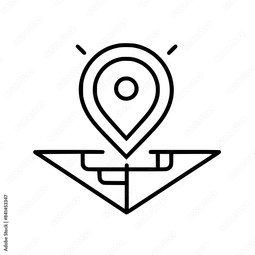 Vetor de Map icon, direction icon, location icon, pin icon, pointer ...