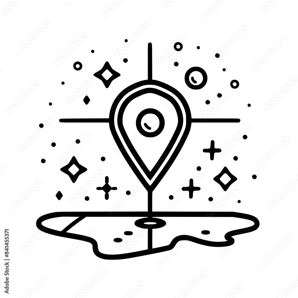 Map icon, direction icon, location icon, pin icon, pointer icon, travel ...