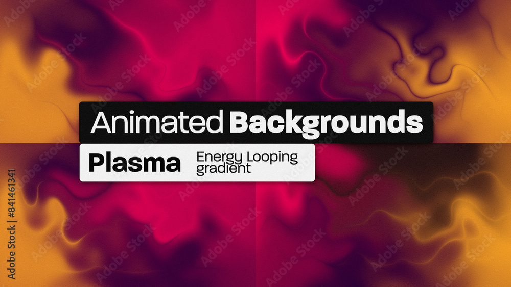 Plasma Energy Gradient Animated Backgrounds 029 Stock Template | Adobe ...