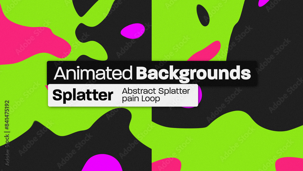 Splatter Paint Animated Backgrounds 098 Stock Template | Adobe Stock