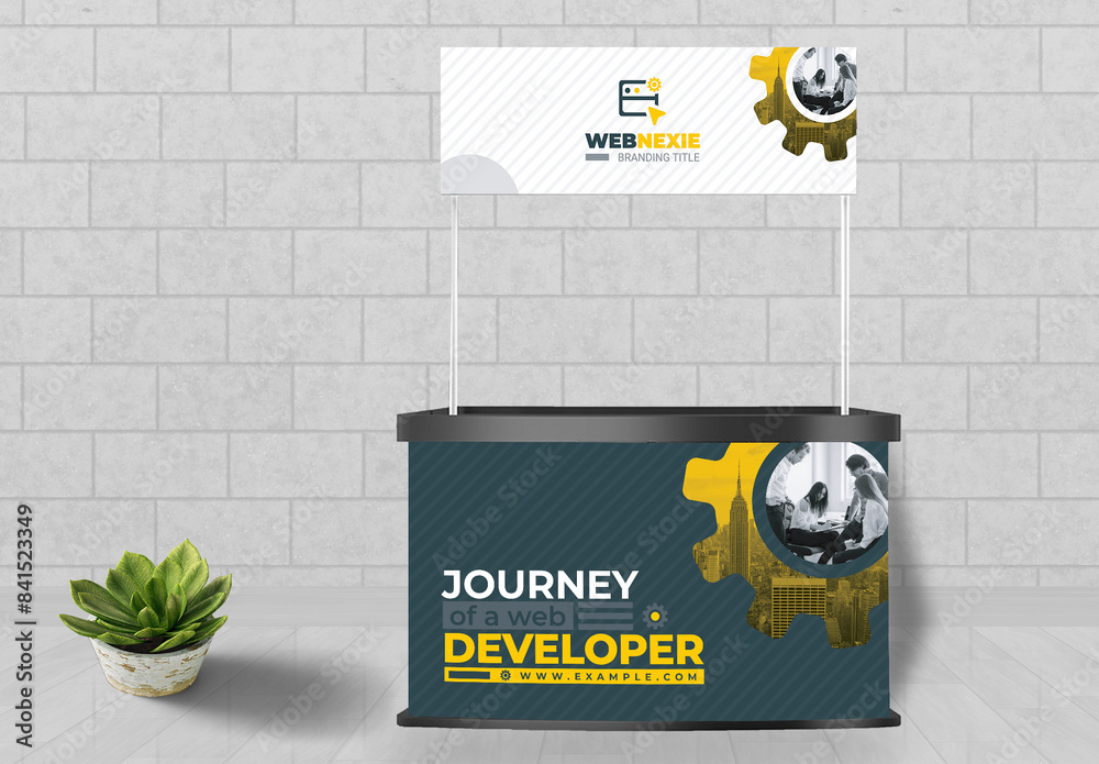 Promotional Counter Layout Stock Template | Adobe Stock