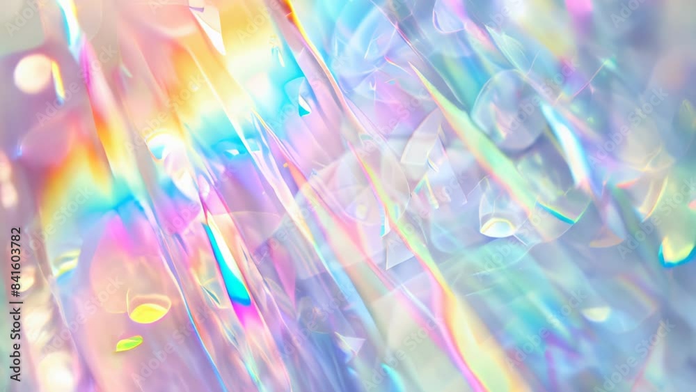 abstract prism light rainbow reflection background with vibrant ...