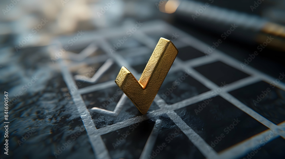 Photo Realistic Checklist Symbol with Copy Space for Project Planning ...