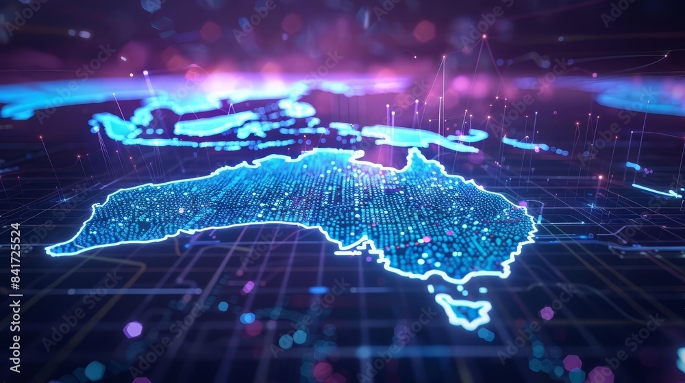 global network map of australia data transfer and cyber technology ...