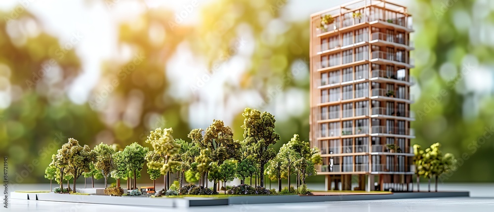 The housing complex is a multi-story structures residence designed in ...