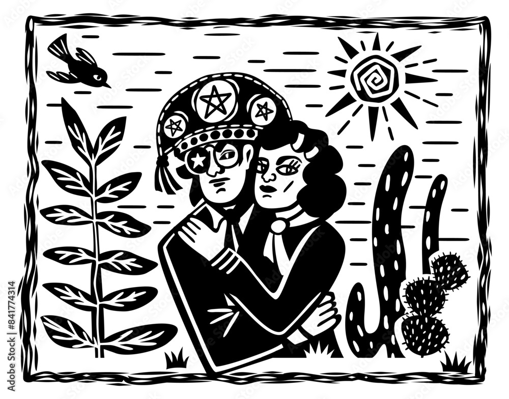 Poster Lampiao and Maria Bonita – Wall Art | UkPosters