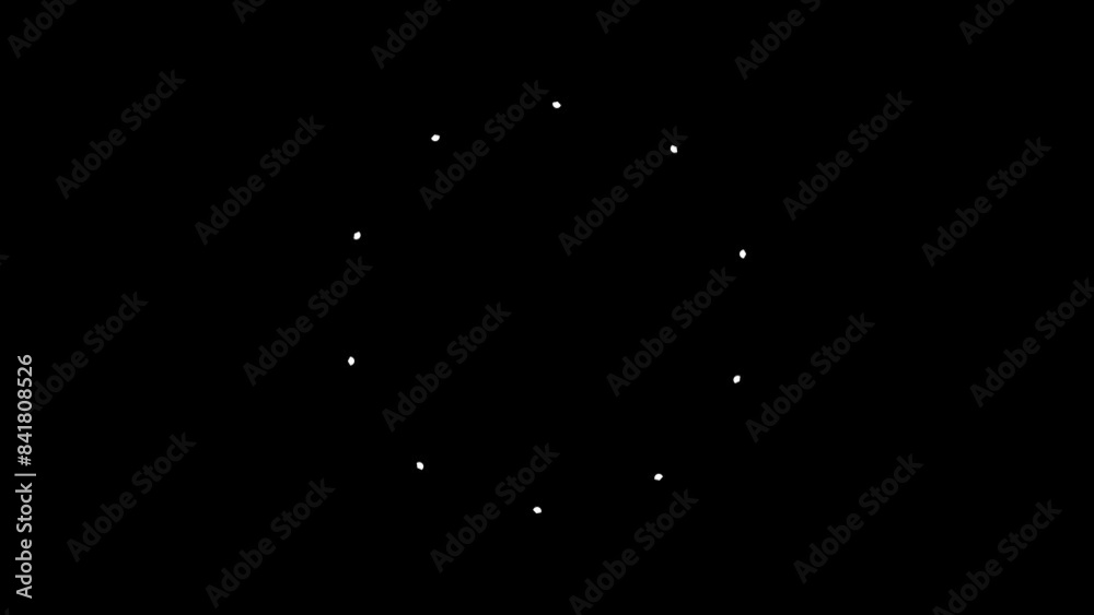 Video Stock Zig zag Circle Pop-Up bursting Line Animation. Zig zag ...