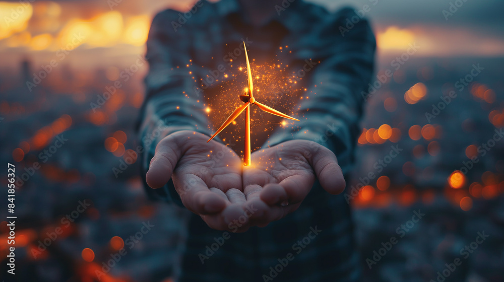 Renewable Energy Projects: Windmills, Solar Panels, Graphs, Models ...