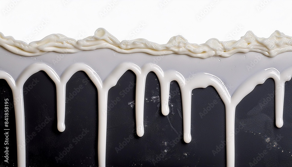 melting icing texture png border background Stock Illustration | Adobe ...