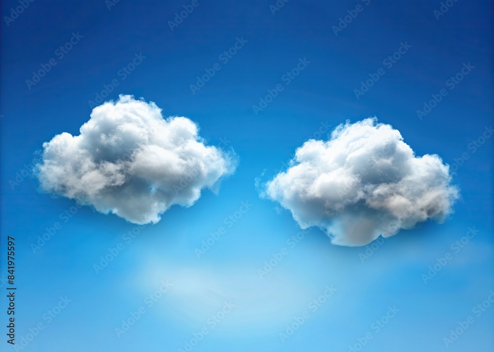 Two clouds talking symbolizing the need for writing and asking ...