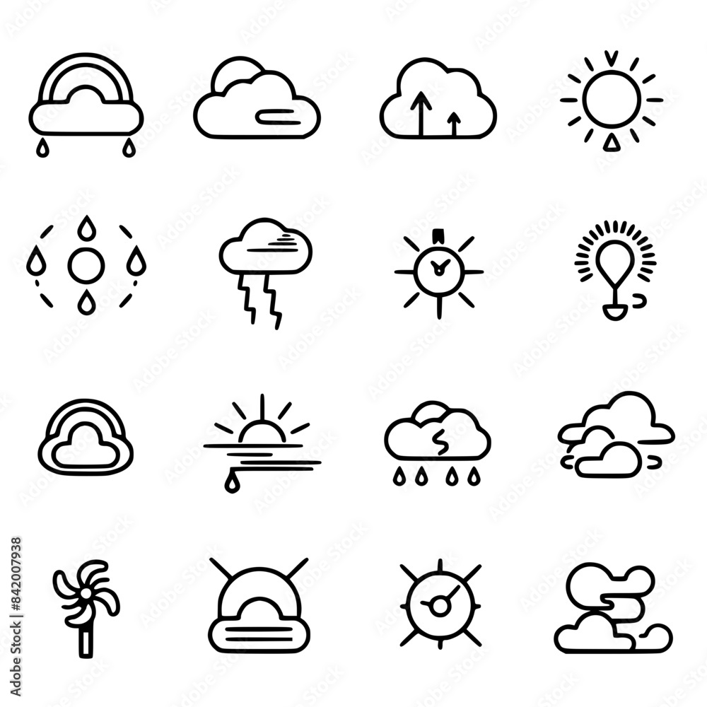 Rain icon, storm icon, weather icon, climate icon, meteorology icon ...