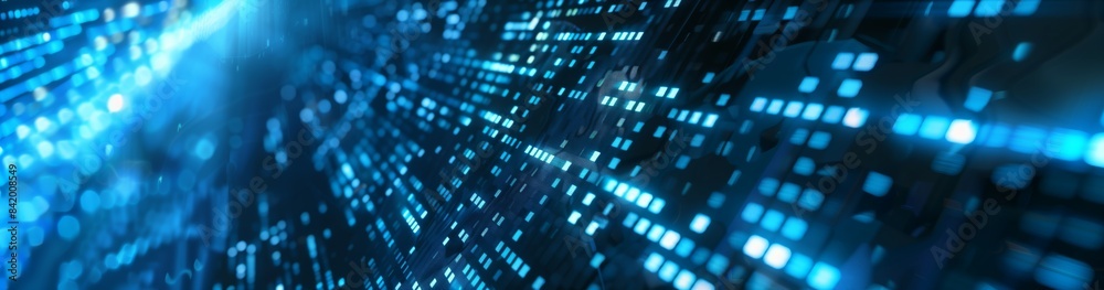 Explore this abstract digital blue light pattern background for ...