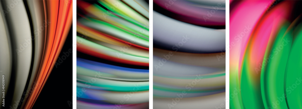 Blurred color line backgrounds. Vector Illustration For Wallpaper ...