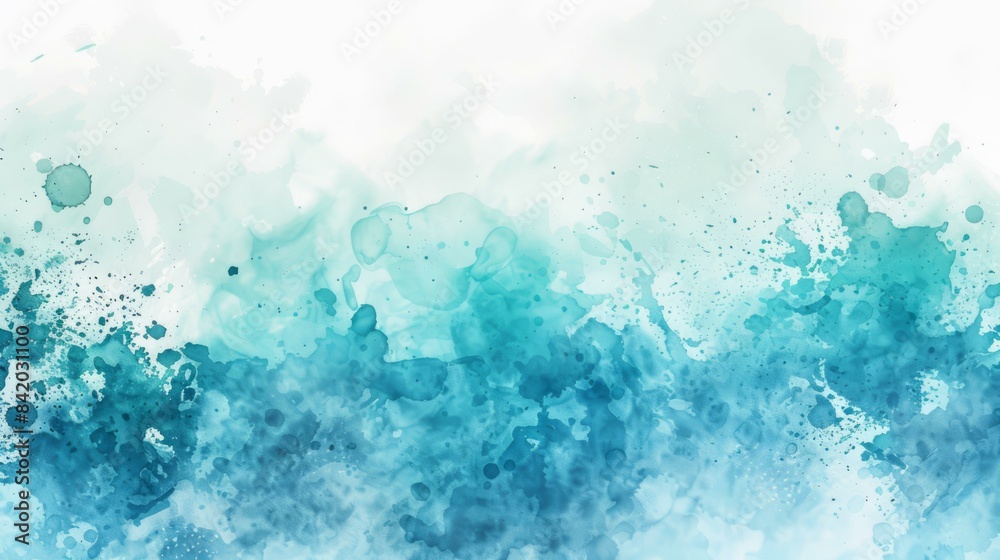 Abstract Blue Watercolor Background, Artistic Design for Creative ...