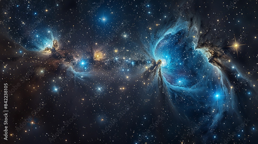 detailed photograph of the Milky Way's Orion Arm captured from the ...