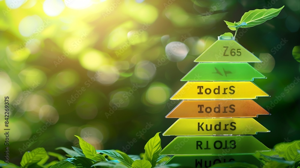 Energy efficiency rating labels promoting low consumption and efficient ...