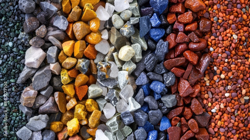 Varieties of Colors in Small Sandstone Gravel for Display Wallpapers ...