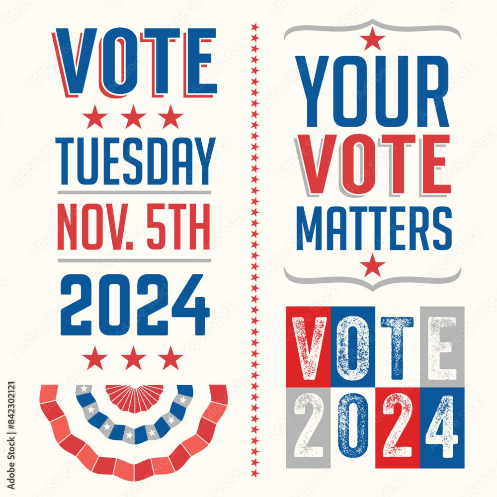 2024 United States Election motivational phrases to encourage voting in ...
