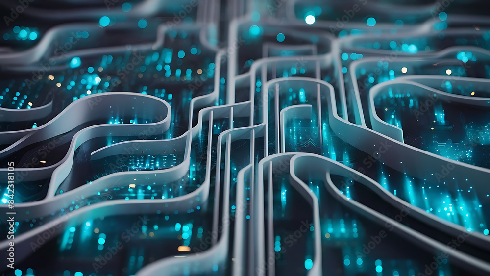 Web 3.0 Concept Abstract Scientific Background with New Technology ...