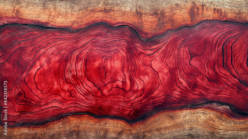 Dazzling Jarrah Jewel - Exotic Wood Texture with Vibrant Red Patterns ...