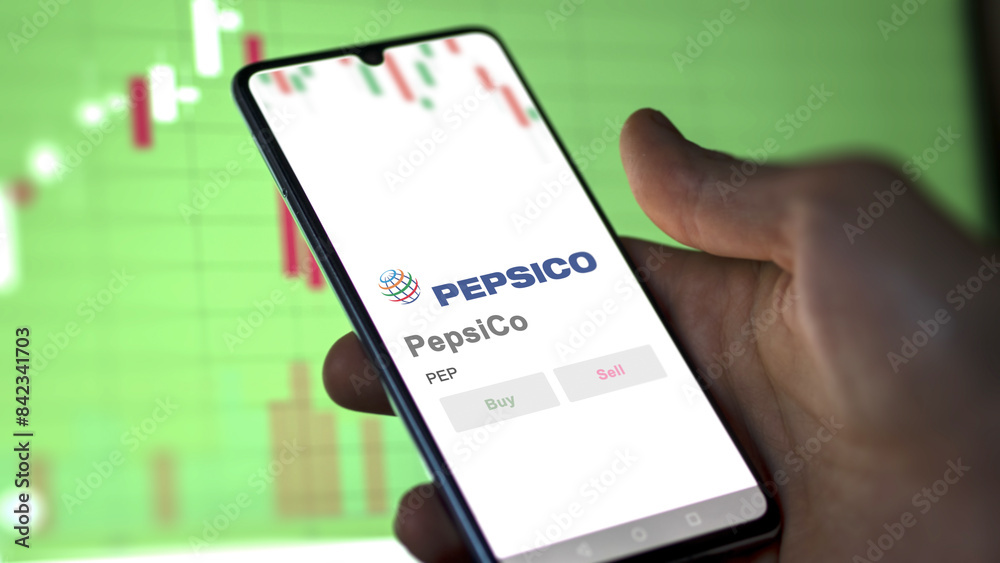 April 09th 2024 , Purchase, New York. Close up on logo of PepsiCo on ...