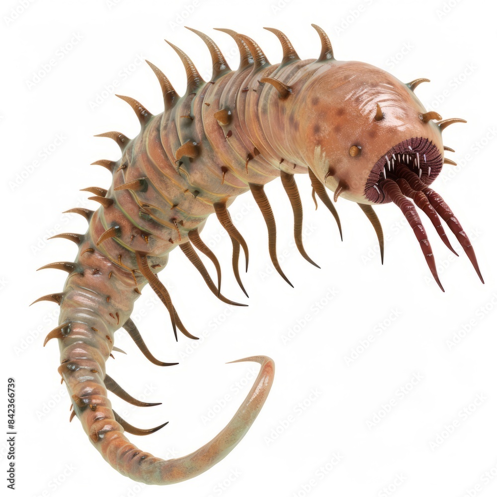 Picture Reference of Microscopic Organism. 3D Illustration of Sarcodina ...