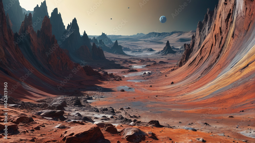 Observing the fascinating geological features of extraterrestrial ...