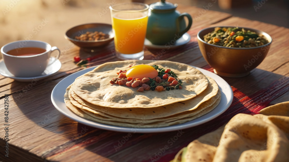 Kenyan Sunrise Spread: Wake Up to a Kenyan Breakfast of Chapati ...