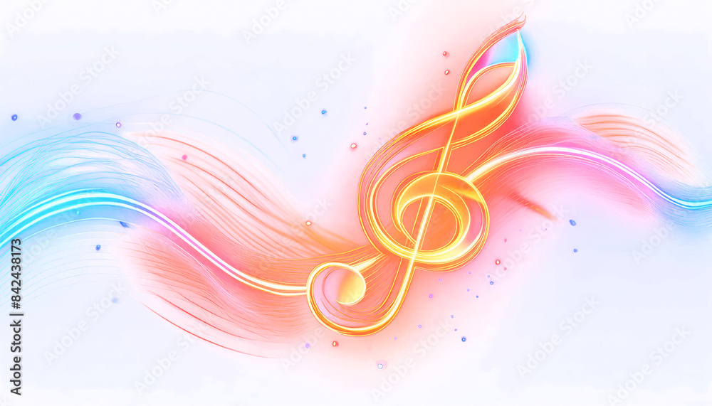 ภาพประกอบสต็อก Neon light music pattern png, Music pattern wallpaper ...