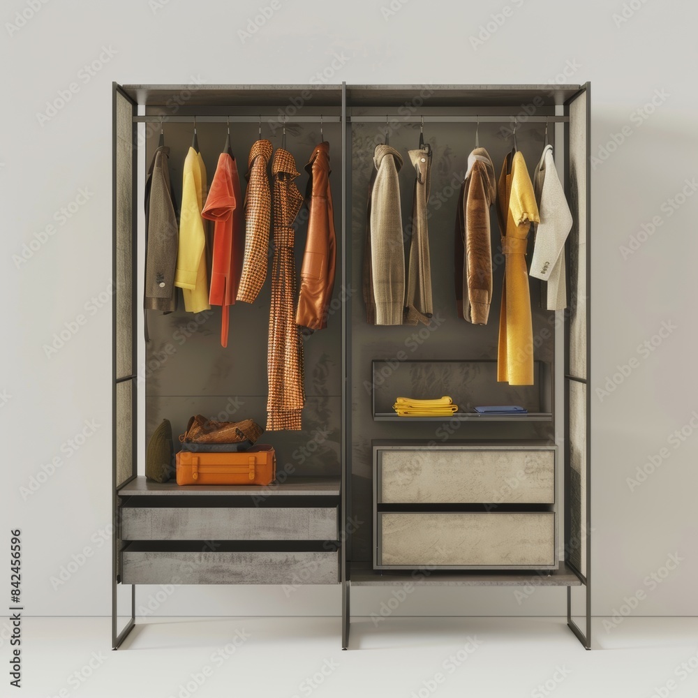 Modern design Dressing Room With Walk In Closet home interior design ...