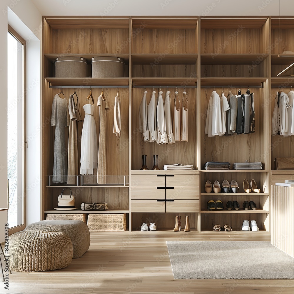 Modern design Dressing Room With Walk In Closet home interior design ...