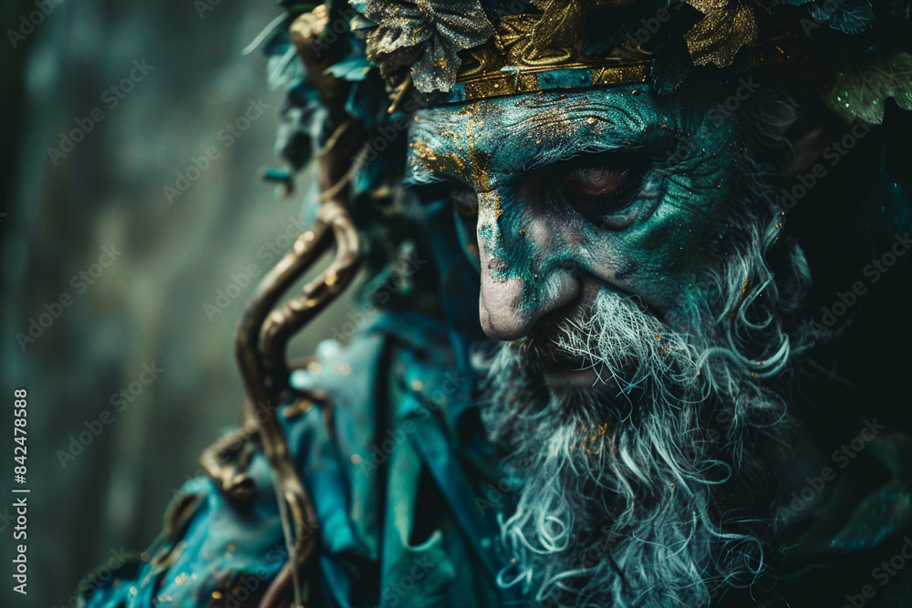 Generated with AI image of terrifying devil in the night demon horror ...