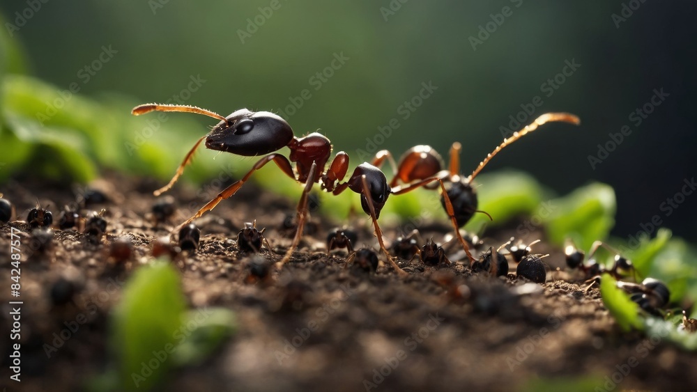Social Structure of an Ant Colony Ensuring Organized and Efficient ...