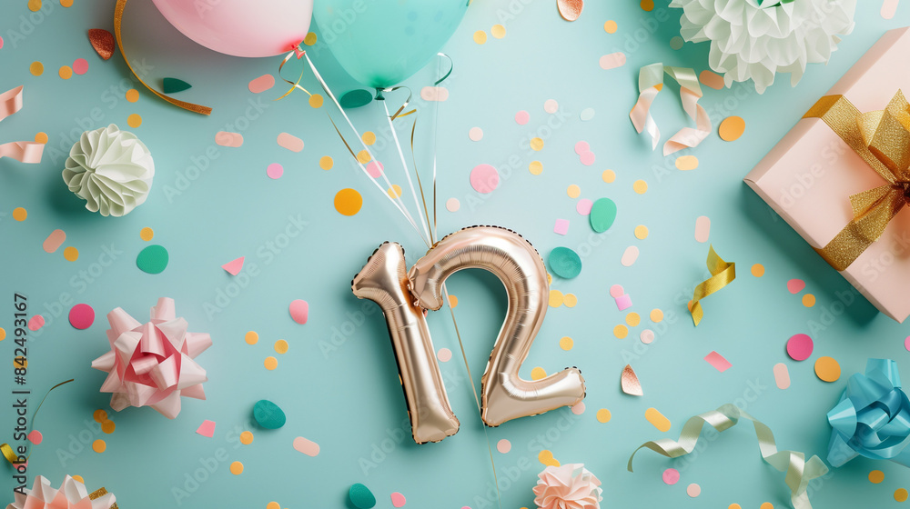 The twelfth birthday is a special day, so a gift in an elegant box with ...