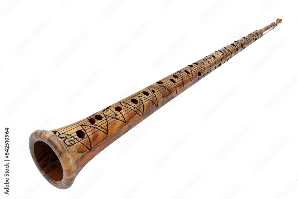 Long Wooden Instrument With A Hole In The Middle, Musical Instrument ...