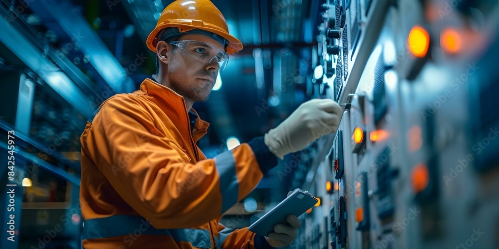 Inspecting High-Voltage Equipment at a Substation Engineer's Duties ...