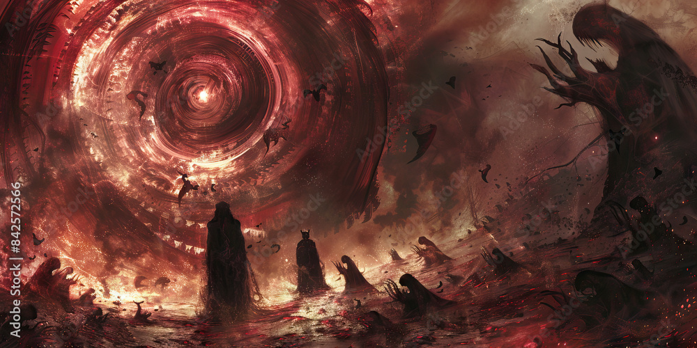 Portal to Perdition: Demonic Cultists Opening a Gateway to Hell ...